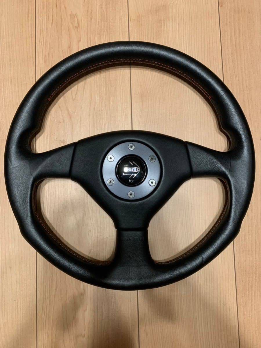 モモスピード3 ステアリング/ハンドル 365mm MOMO/ランエボ3/三菱 ランサーエボリューション GSR3/CE9A/ホーンボタンギブリ ヴェローチェ(ステアリング、ハンドル本体 ...