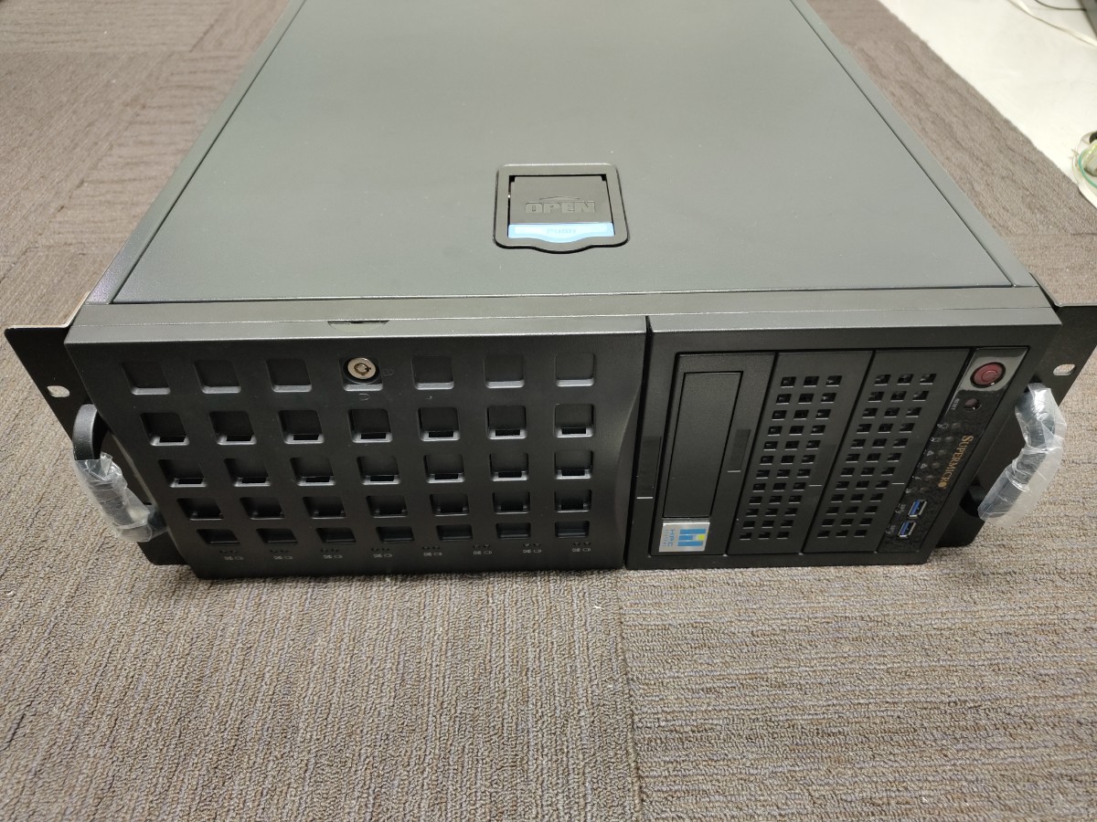 Supermicro ラック PC サーバー ケース mini-itx ATX E-ATX 対応 Platinum 電源 1280W 自作PC ...