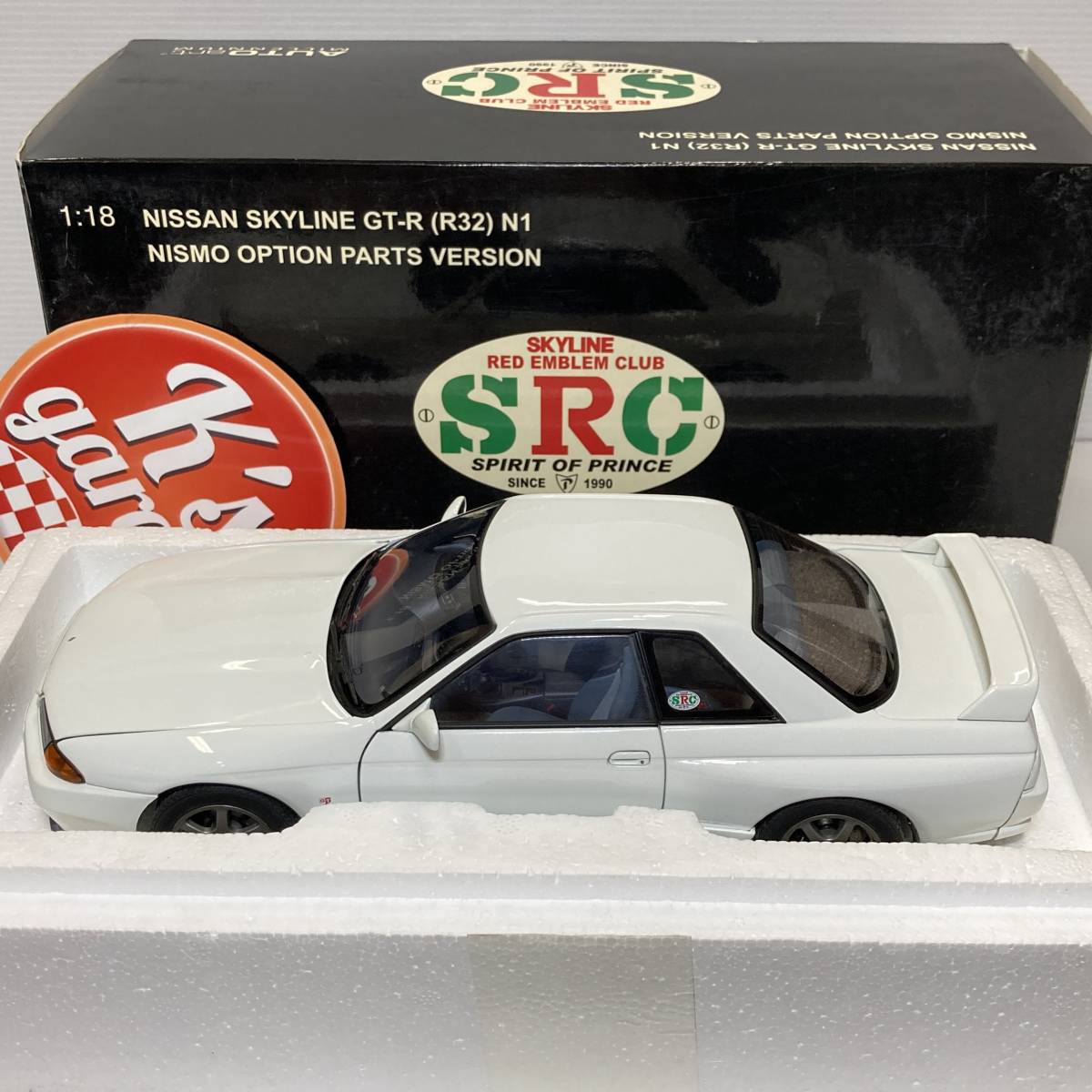 1/18 オートアート R32 ホワイト N1 SRC スペシャルバージョン スカイライン GT-R GTR NISSAN SKYLINE ...