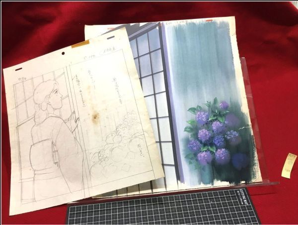 p6119 背景ボード：アニメYAWARA ヤワラ no.67 2枚：原図1背景1/直筆/猪熊カネコ 検:セル画 原画(YAWARA!)｜売買 ...