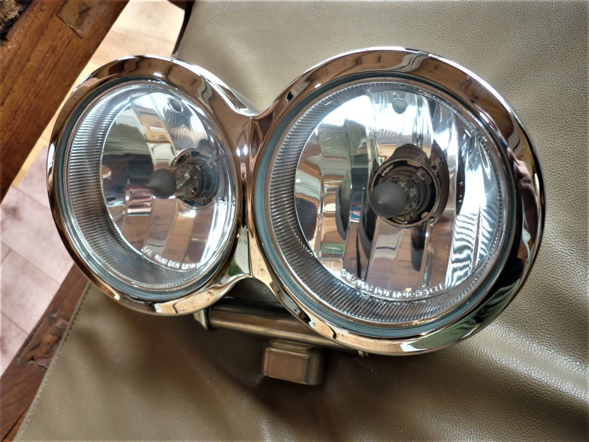ハーレー ダビットソン デュアル ヘットライト 同時左右点灯 レア Harley 純正 ダイナ ソフテイル FDXF ファットボブ tc(純正 ...