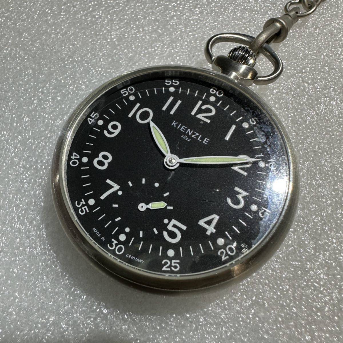 /KIENZLE/キンツレー/ /箱付/機械式時計/定価 31000円/約46mm/懐中時計/アンティーク/ビンテージ/黒文字盤/プレゼント/(手巻き)｜売買されたオークション情報、yahoo ...