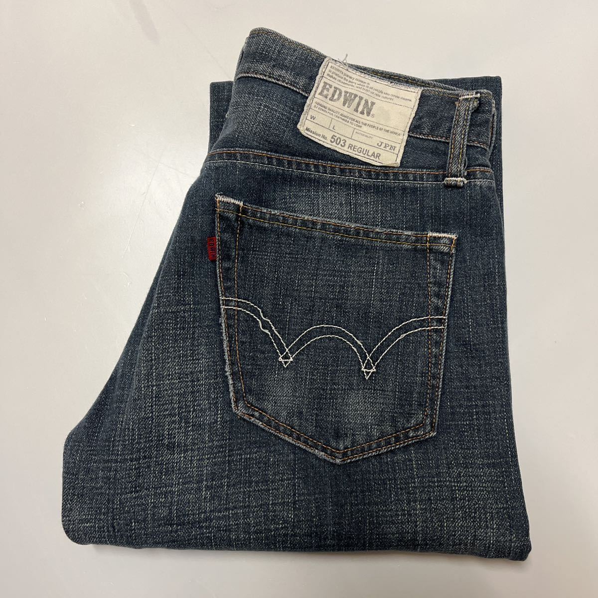 EDWIN エドウィン 503R レギュラーストレートジーンズ デニムパンツ W30 L33 日本製(W30)｜売買されたオークション情報、yahooの商品情報をアーカイブ公開 ...