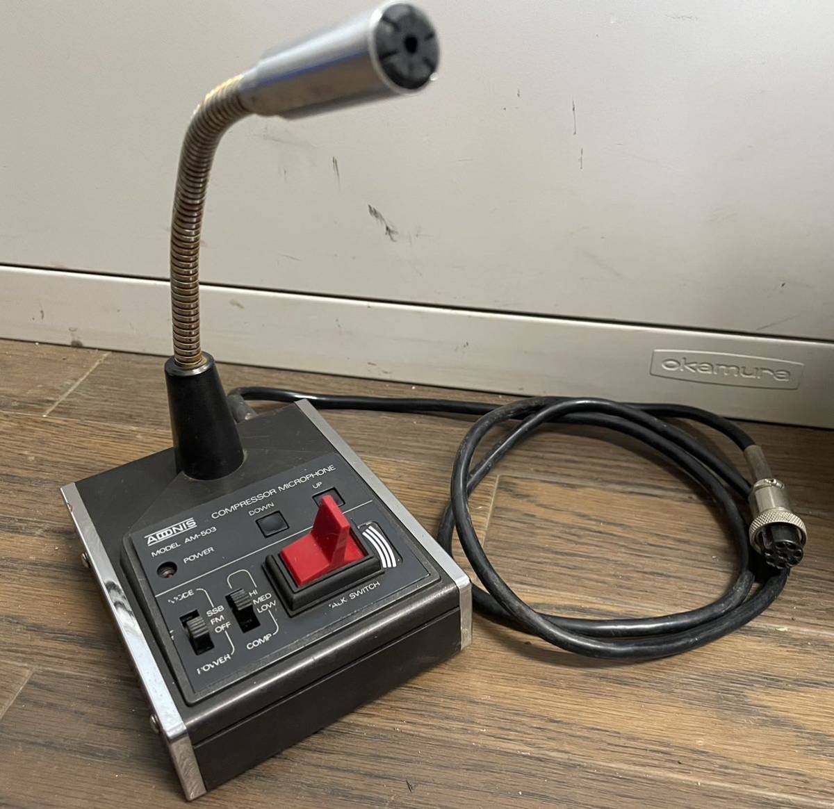 ADDNIS/アドニス /AM-503 コンプレッサーマイクロホン 無線機 マイク /ADONIS 卓上 スタンドマイク(アクセサリ)｜売買さ ...