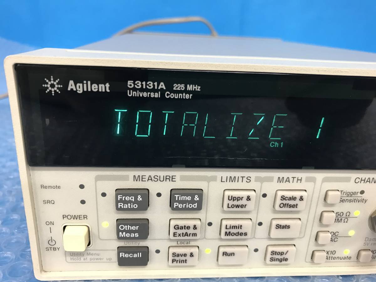 CK17587 Agilent 53131A 225MHz ユニバーサルカウンタ 現状渡し(アマチュア無線)｜売買されたオークション情報、yahooの商品情報をアーカイブ公開 - オークファン ...