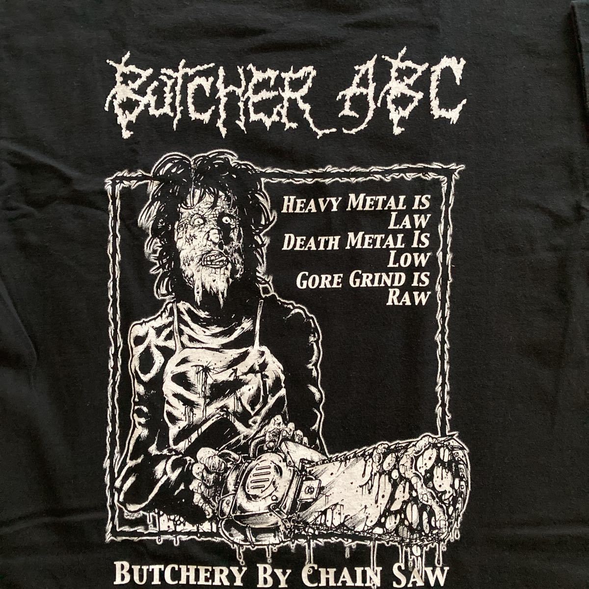 BUTCHER ABC T-SHIRTS DEATH METAL GORE METAL GRINDCORE GORE METAL CARCASS はるまげ堂 ブッチャーABC PUNK ...