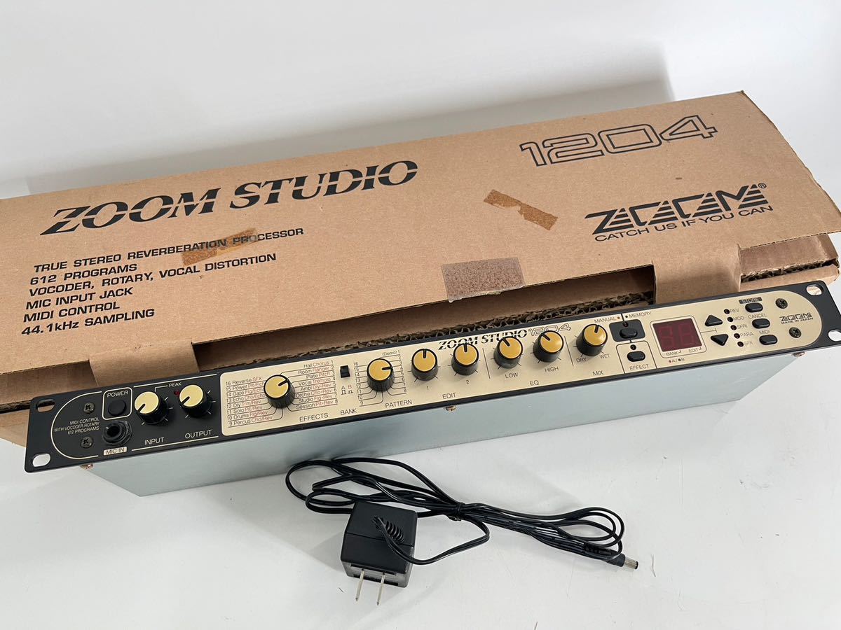 ZOOM STUDIO 1204 マルチエフェクター 動作未確認 通電のみ確認済み(マルチエフェクター)｜売買されたオークション情報、yahooの商品情報をアーカイブ公開 - オークファン ...