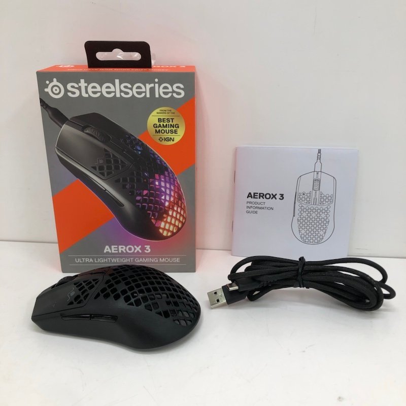 SteelSeries AEROX3 ゲーミングマウス M-00017 有線 230721RM440264(USBマウス)｜売買されたオークション情報、yahooの商品情報をアーカイブ公開 ...
