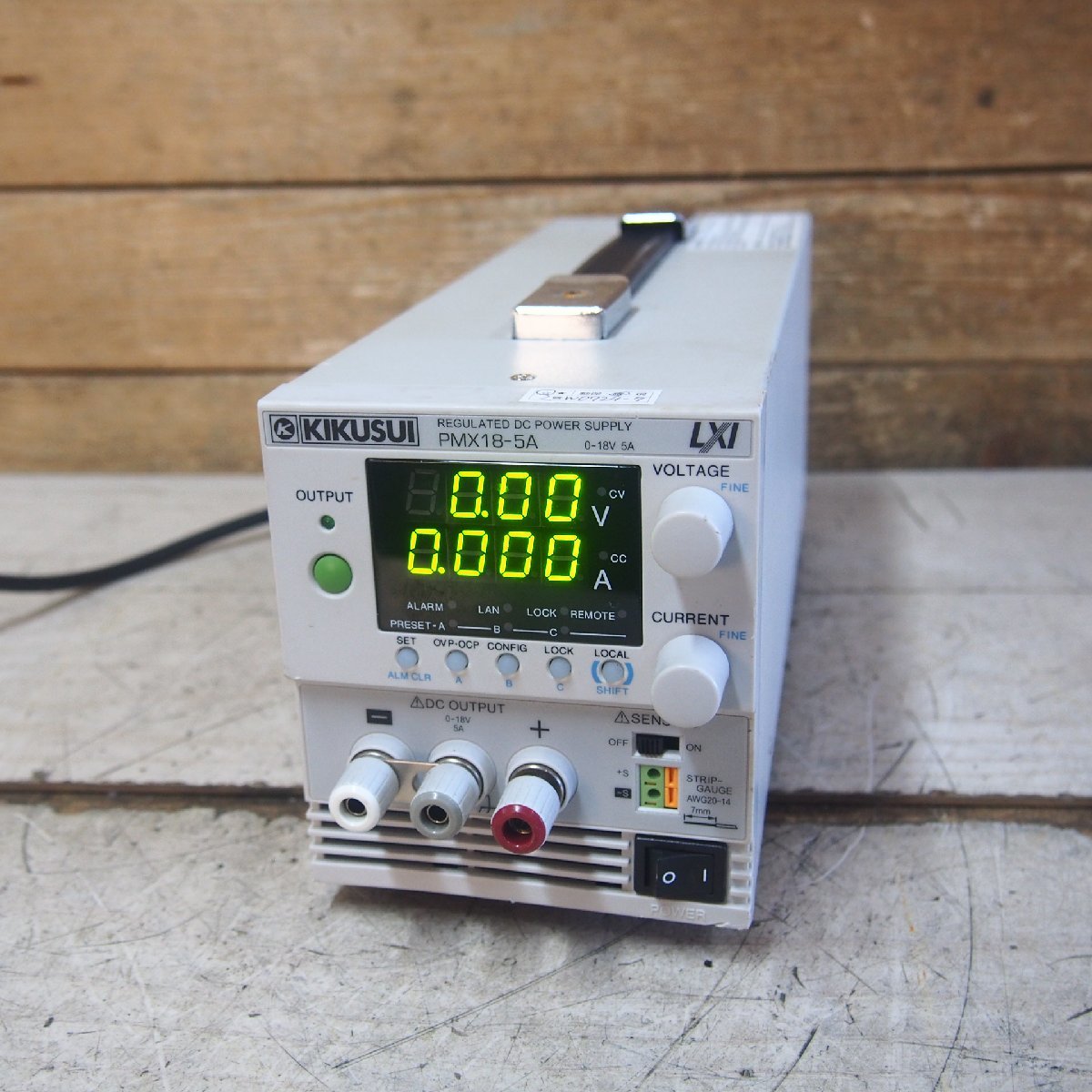2W0724-7 KIKUSUI 菊水 コンパクト直流安定化電源 PMX18-5A(電気計測器)｜売買されたオークション情報、yahooの商品情報をアーカイブ公開 - オークファン ...