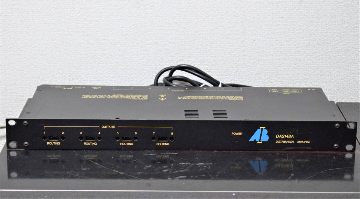 AB International DA2148A DISTRIBUTION AMPLIFIER 2入力/8出力 信号分配増幅機(その他)｜売買 ...