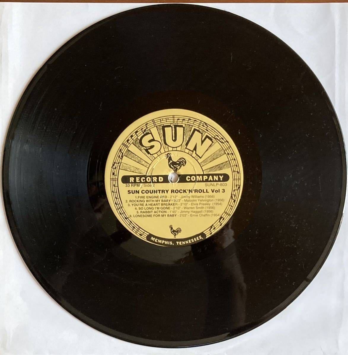 VA-SUN COUNTRY ROCK & ROLL vol.3 10inch-50’s ロカビリー R&R JIMMY HAGGATT ...