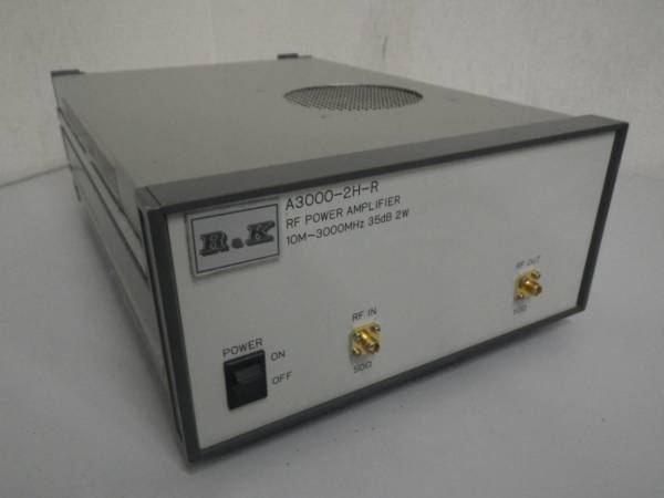 R&K 10MHz-3000MHz 高周波電力増幅器 A3000-2H-R(アマチュア無線)｜売買されたオークション情報、yahooの商品情報 ...