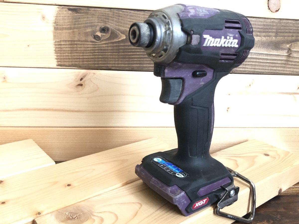 makita マキタ 40v 充電式 インパクトドライバ TD001G パープル 本体のみ(本体)｜売買されたオークション情報、yahooの ...