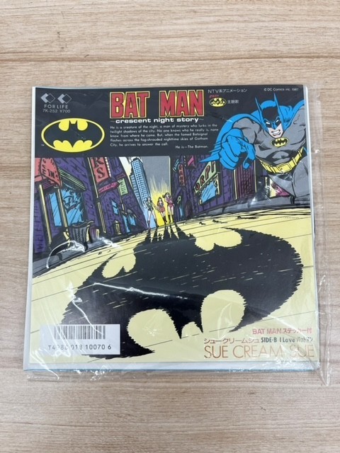 シュークリームシュ バットマン BATMAN ~crescent night story~ レコード I Love バットマン ステッカー付 ...