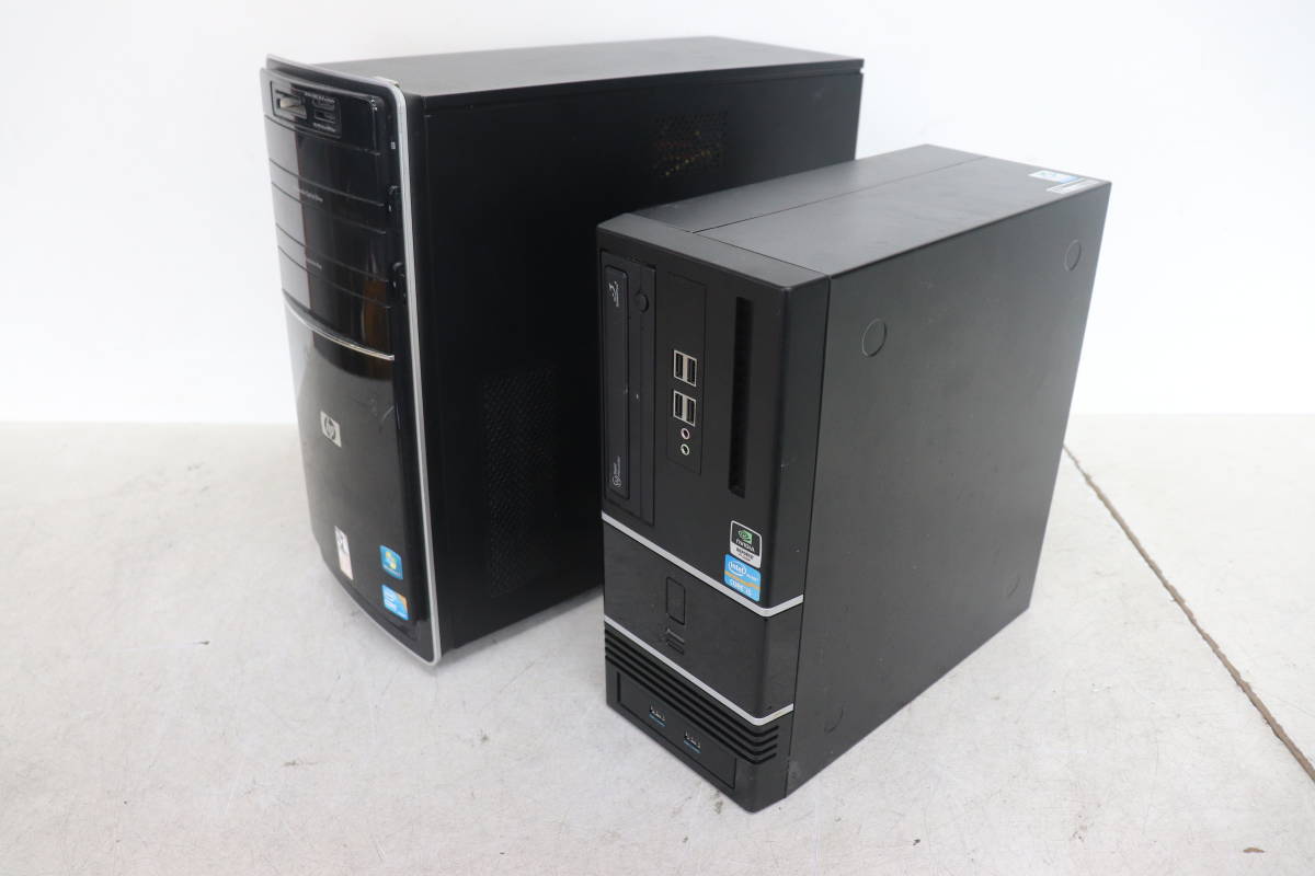 Y14/557 HP Pavilion P6000/Dospara Prime デスクトップPC 2台セット Core i5 650 3 ...