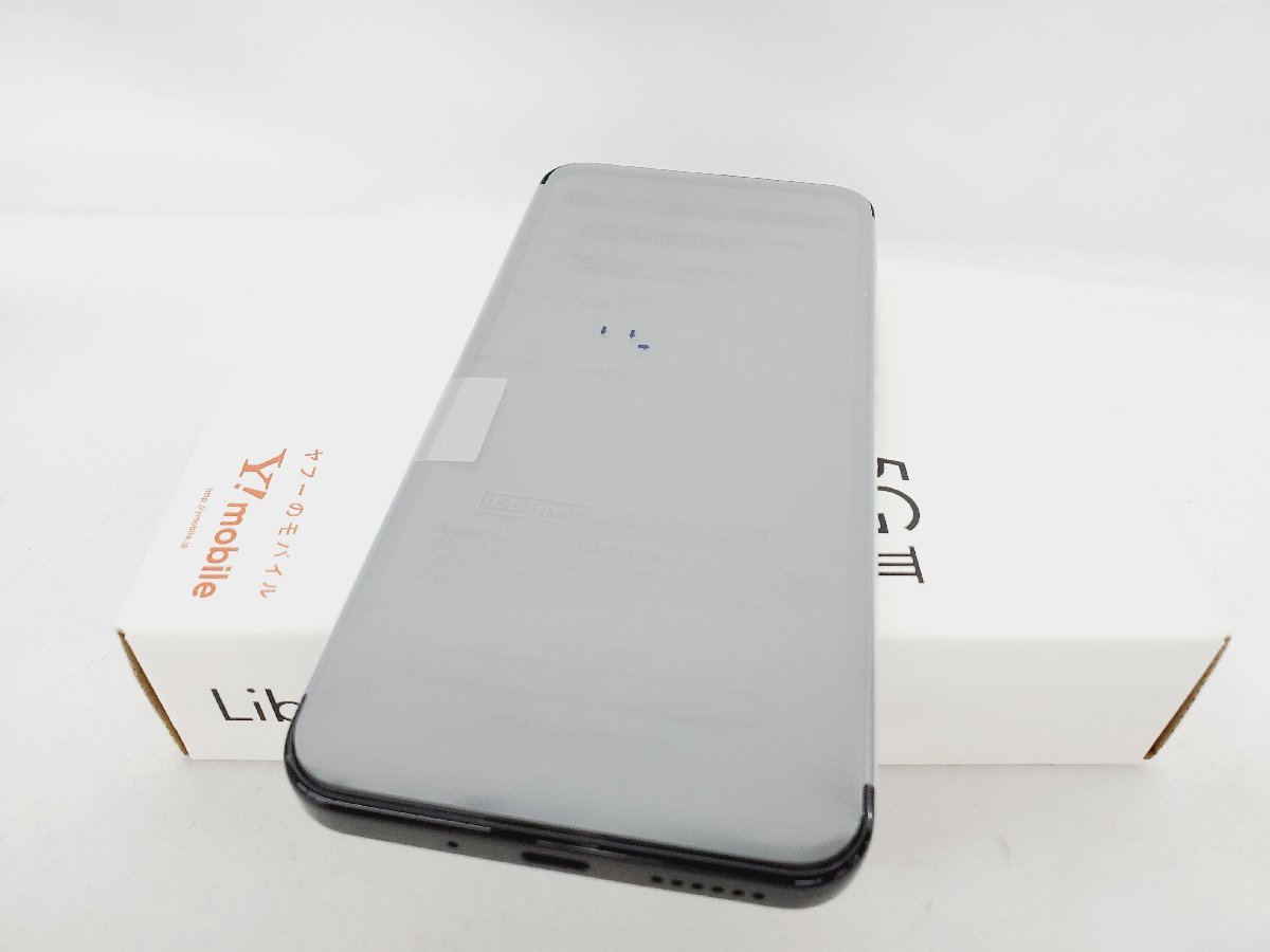 1円 品 Y mobile スマートフォン ZTE Libero 5G III A202ZT ブラック 判定 SIMロック解除済み ...