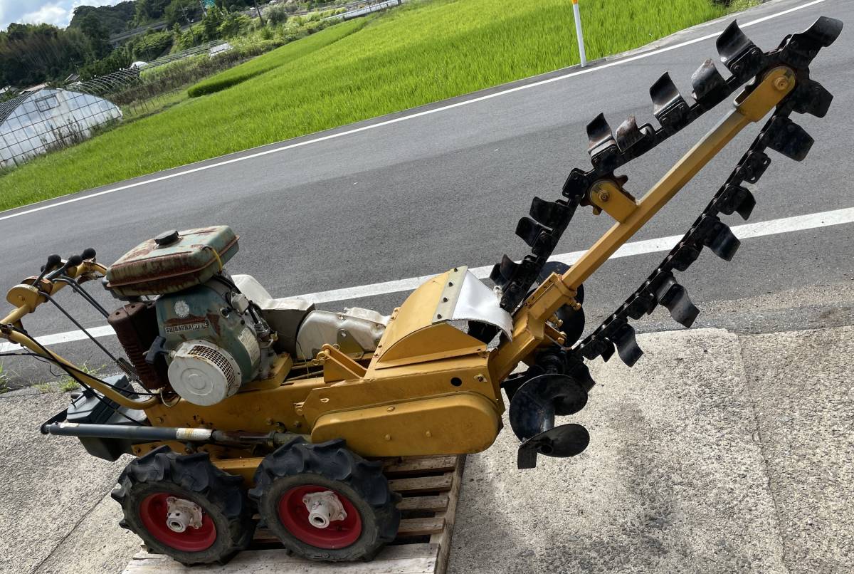 直接お引取り 鳥取県 共栄社 トレンチャー TL-50AF 溝堀機 現状渡し ING1048(その他)｜売買されたオークション情報、yahoo ...
