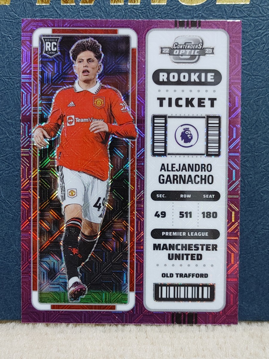 2022-23 Panini CHRONICLES CONTENDERS OPTIC SERIE A SOCCER Rookie Ticket Purple Mojo ALEJANDRO ...