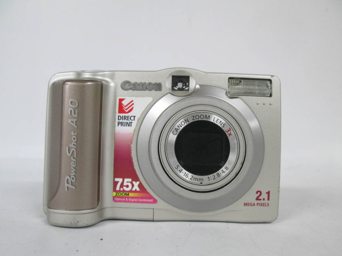 0905n F4891 キャノン Canon PowerShot A20 パワーショット デジタルカメラ PC1007(キヤノン)｜売買された ...