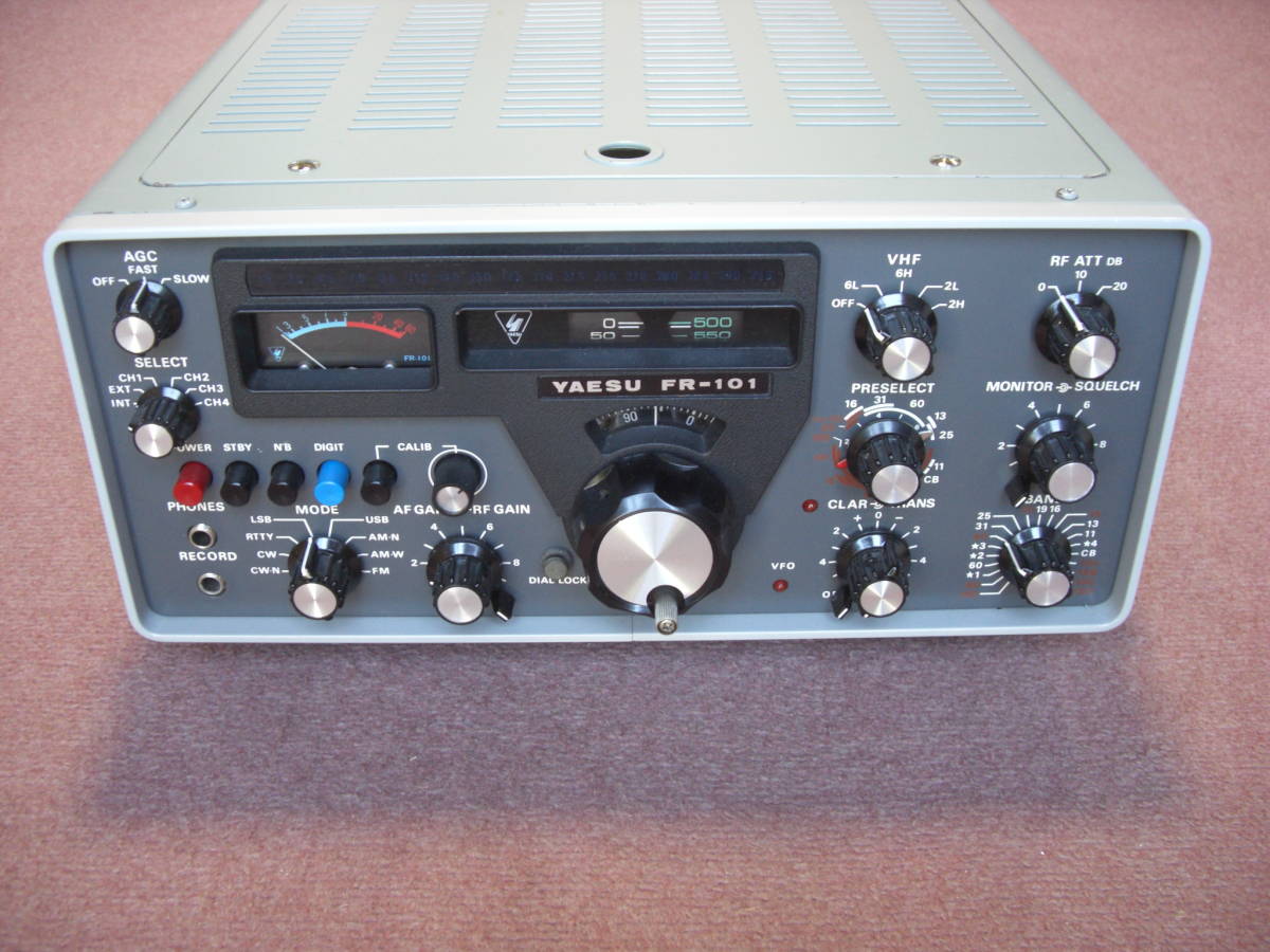 YAESU 八重洲無線 FR-101D デラックスタイプ とYC-601のセット(受信機)｜売買されたオークション情報、yahooの商品情報を ...