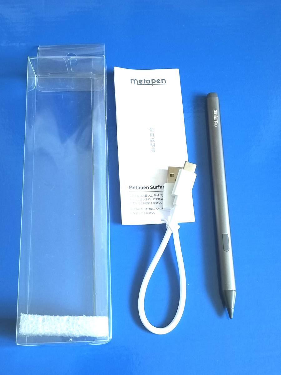 Metapen Surface Pen M2 スタイラスペン タッチペン 最大4096筆圧 傾き感知 磁気吸着 TypeC充電 MPP2.0 ...
