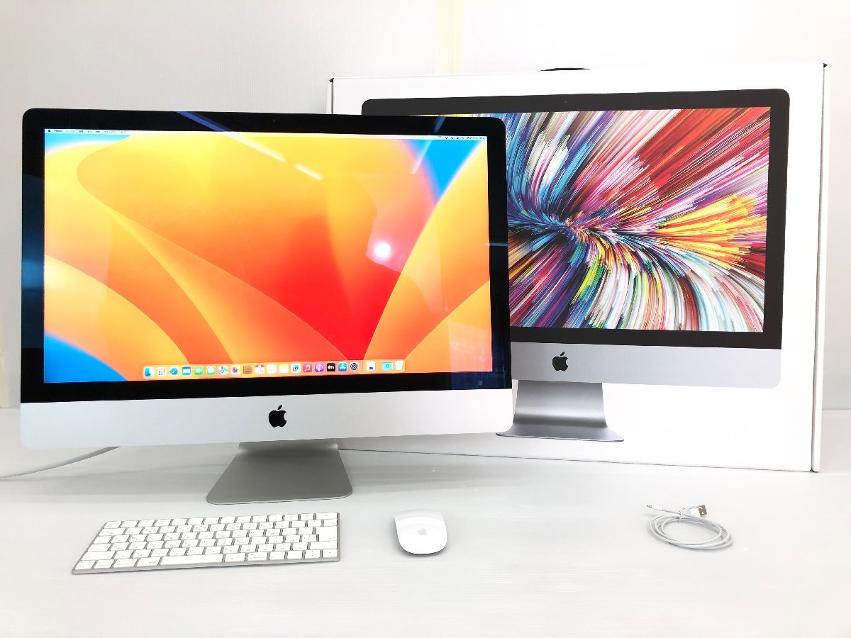 Apple iMac Retina 5K 27inch 2020 液晶一体型PC MXWU2J/A i5 6コア 3.3GHz 8GB SSD512GB RadeonPro5300 キーボード ...