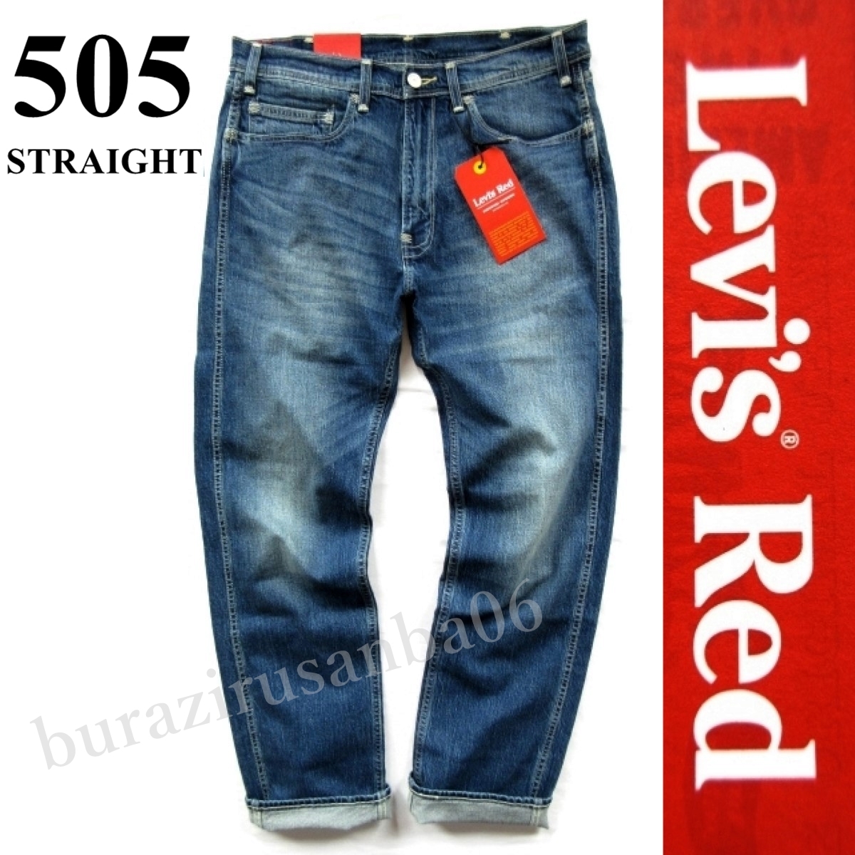 W30 定価13 200円 リーバイス Levi's Red 505 ストレート デニムパンツ ジーンズ 程よいストレッチ ヴィンテージ風 インディゴ(W30)｜売買されたオークション情報 ...