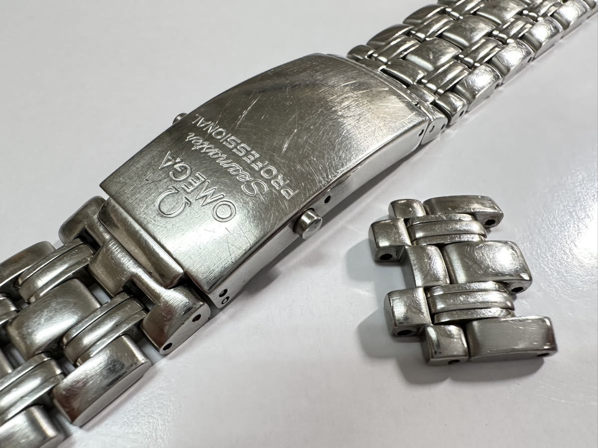 オメガ ステンレスベルト OMEGA Seamaster professional 300m 1503/825 stainless steel ...