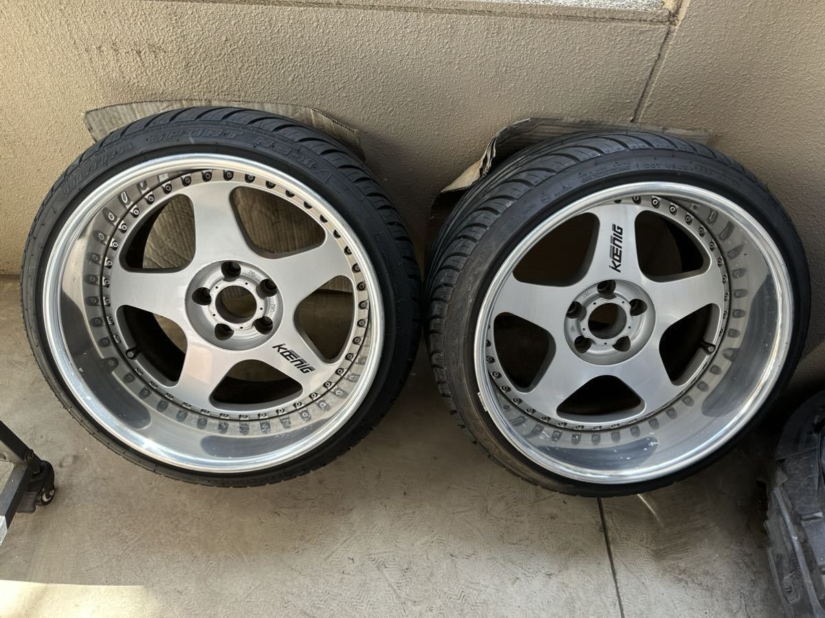 SSR KOENIG ケーニッヒ 18インチ 2本 10J-9 または 12J-9(5穴)｜売買されたオークション情報、yahooの商品情報を ...