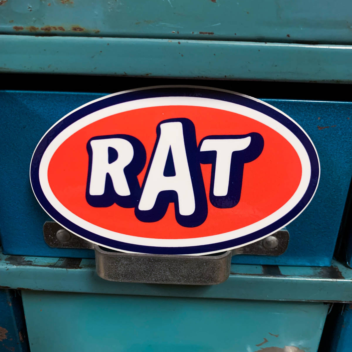 RATステッカー RAT STICKER ラット USDM JDM アメ車ローライダー HOTROD パティーナ CAL ミニトラック ...