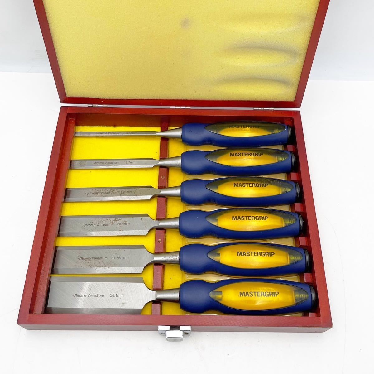 6本セット マスターグリップ MASTERGRIP TOOLS BUILT TO LAST Chrome Vanadium ノミ ノミセット ...