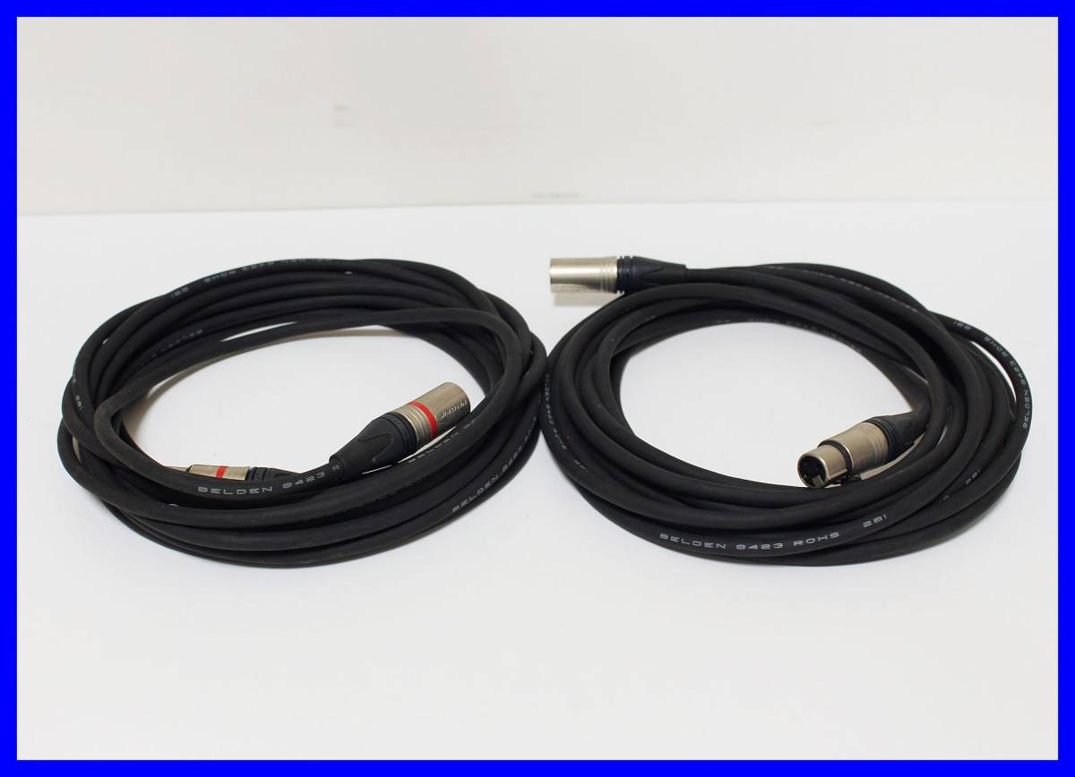 XLRケーブル 7m ペア ノイトリック NEUTRIK/BELDEN 8423 PRO CABLE製 ②(XLRケーブル)｜売買された ...