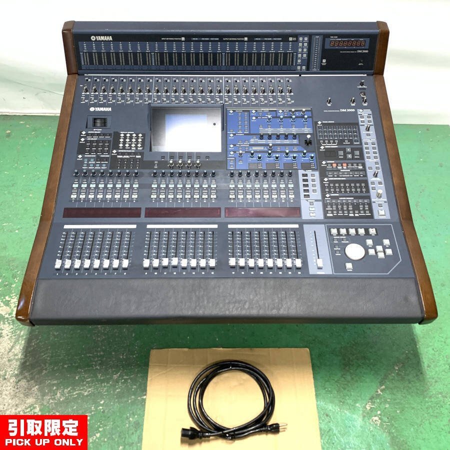 引取限定 発送不可 YAMAHA ヤマハ DM2000VCM デジタルミキサー MY8-AE96S MY16-AE×3搭載 ACコード付き ...