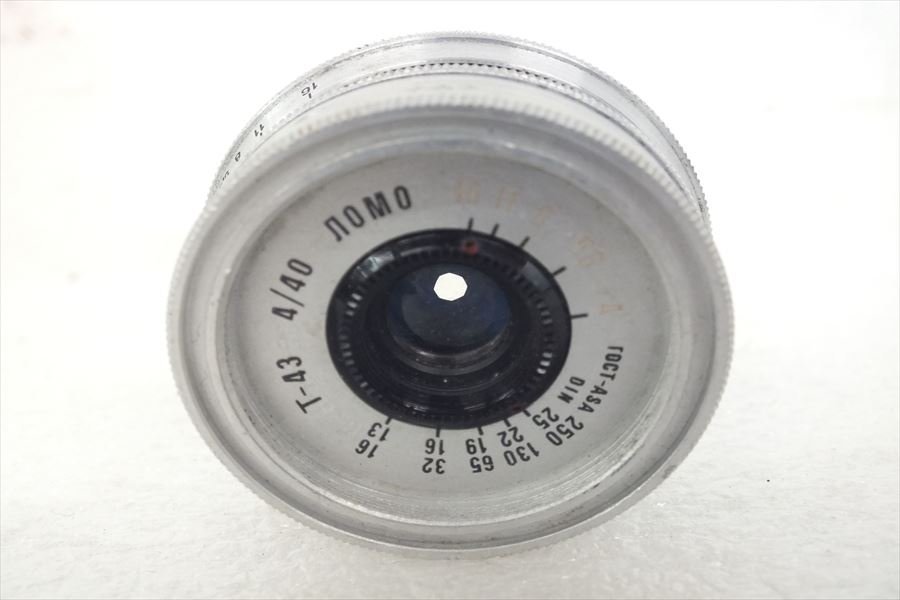 LOMO ロモ T-43 4/40 レンズ 現状品 231002M4171(一眼カメラ用（マニュアルフォーカス）)｜売買されたオークション情報 ...
