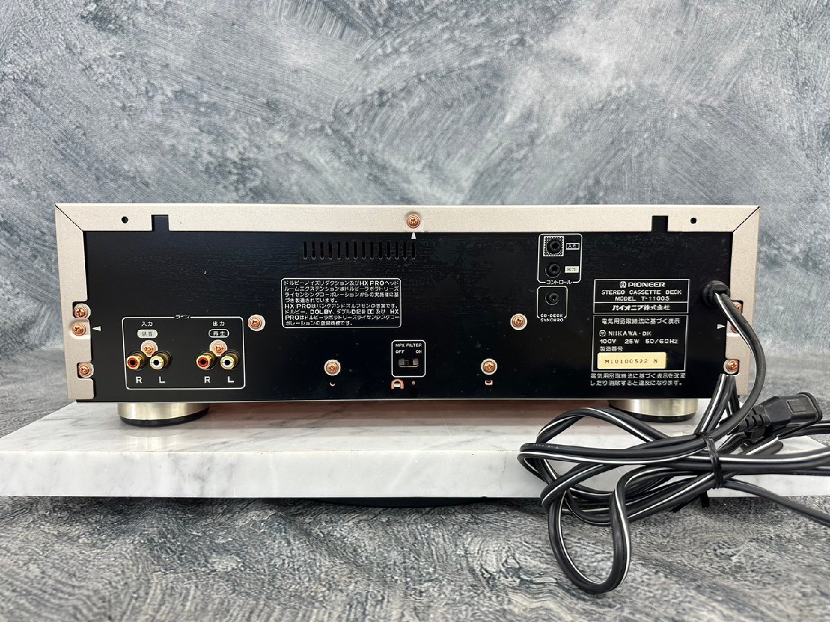 t274 ジャンク PIONEER パイオニア T-1100S カセットデッキ(一般)｜売買されたオークション情報、yahooの商品情報をアーカイブ公開 - オークファン（aucfan.com）