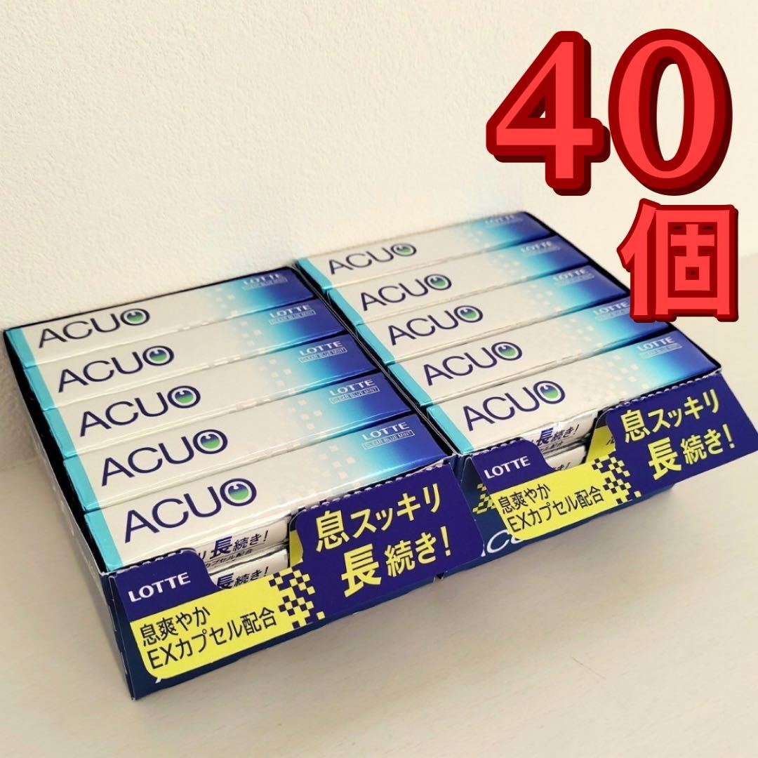 ロッテ LOTTE アクオ ACUO クリアブルーミント 40個(チューイングガム)｜売買されたオークション情報、yahooの商品情報を ...