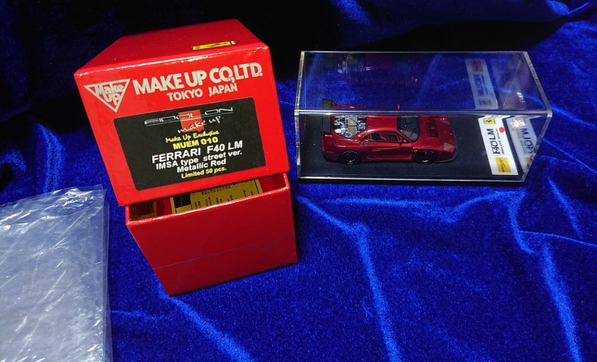 1/43 MAKE UP EIDOLON メイクアップ アイドロン FERRARI F40 IMSA GTO STREET ver ...