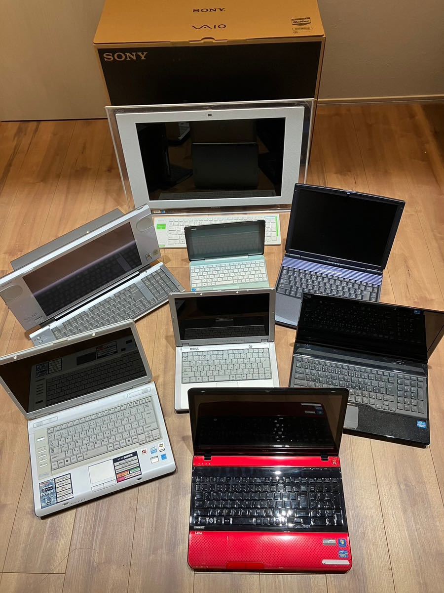 A/ 240 パソコン まとめ売り SONY VAIO 東芝 NEC VGC-LT92S ダイナブック ノートPC(ノートブック、ノート ...