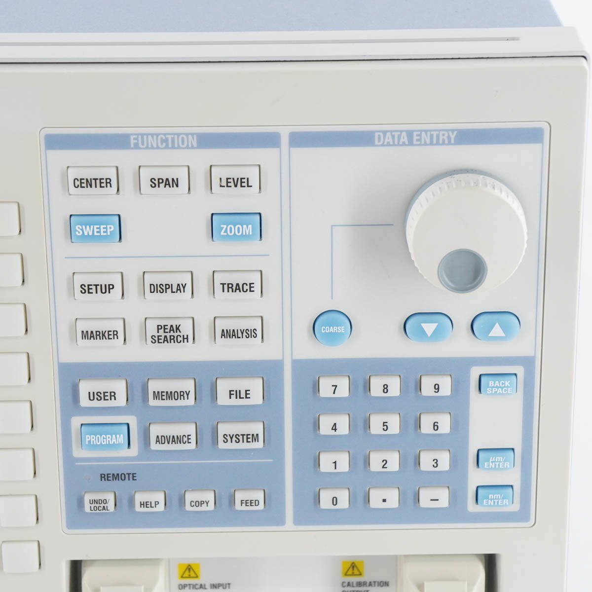 JB 現状販売 AQ6370B 735302-M/FC/RFC/7N YOKOGAWA 600~1700nm 横河 OPTICAL ...