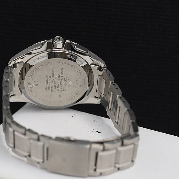 1円 保/箱付 稼働 良品 カシオ オシアナス OCW-G2000H-7AJF 電波ソーラー クロノグラフ シルバー文字盤 DKT メンズ腕時計 KMY 0006600(OCEANUS)｜売買 ...