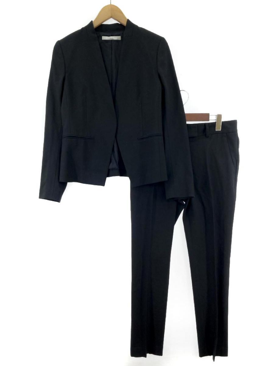 theory luxe セオリーリュクス ウール混 セットアップ ジャケット パンツ スーツ size上38下40/黒 eaa9 レディース(女性用)｜売買されたオークション情報、yahooの ...