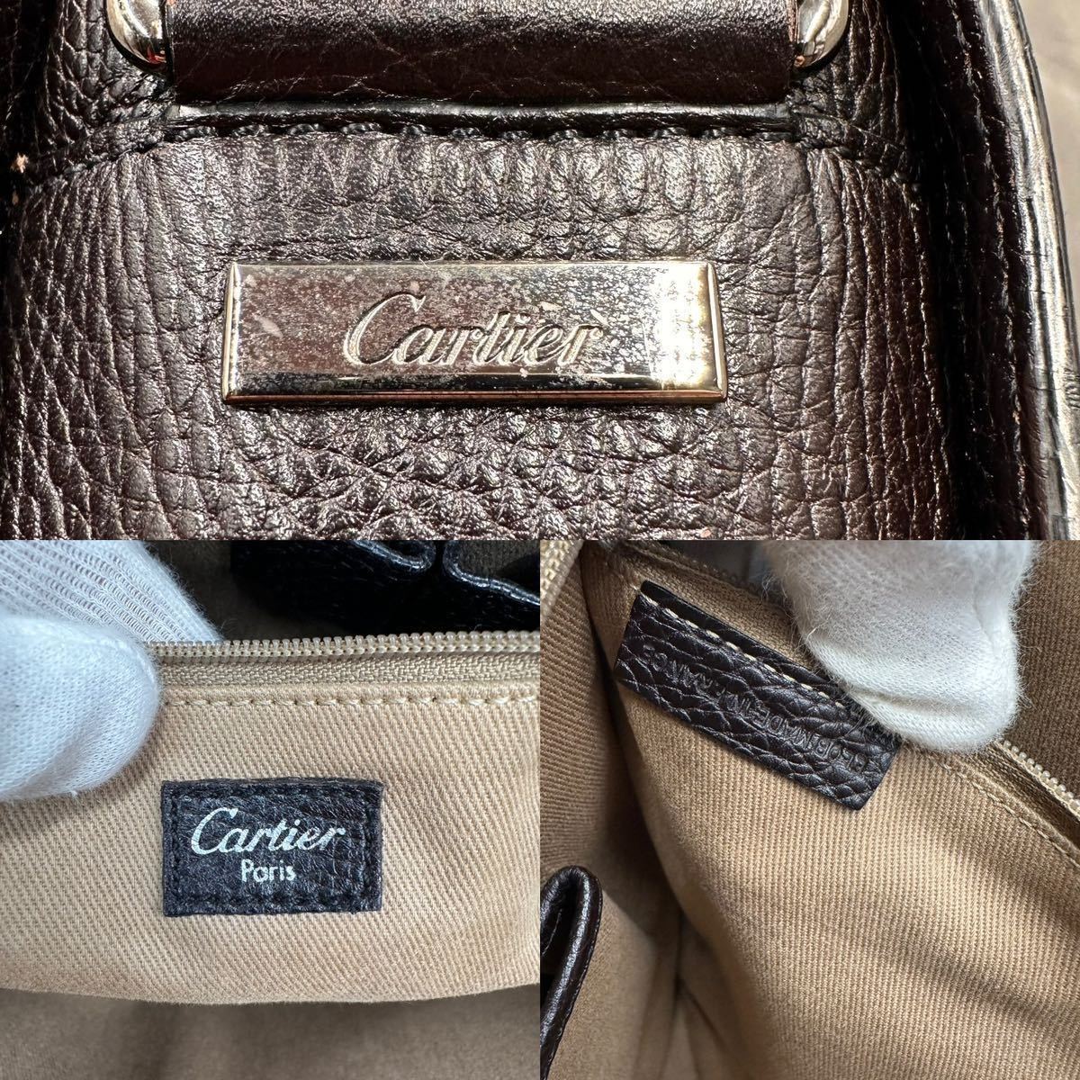 1円 /A4 Cartier カルティエ メンズ トートバッグ ビジネスバッグ ブリーフケース レザー 本革 シボ革 大容量 通勤 仕事 ビジネス(かばん、バッグ)｜売買されたオークション情報 ...