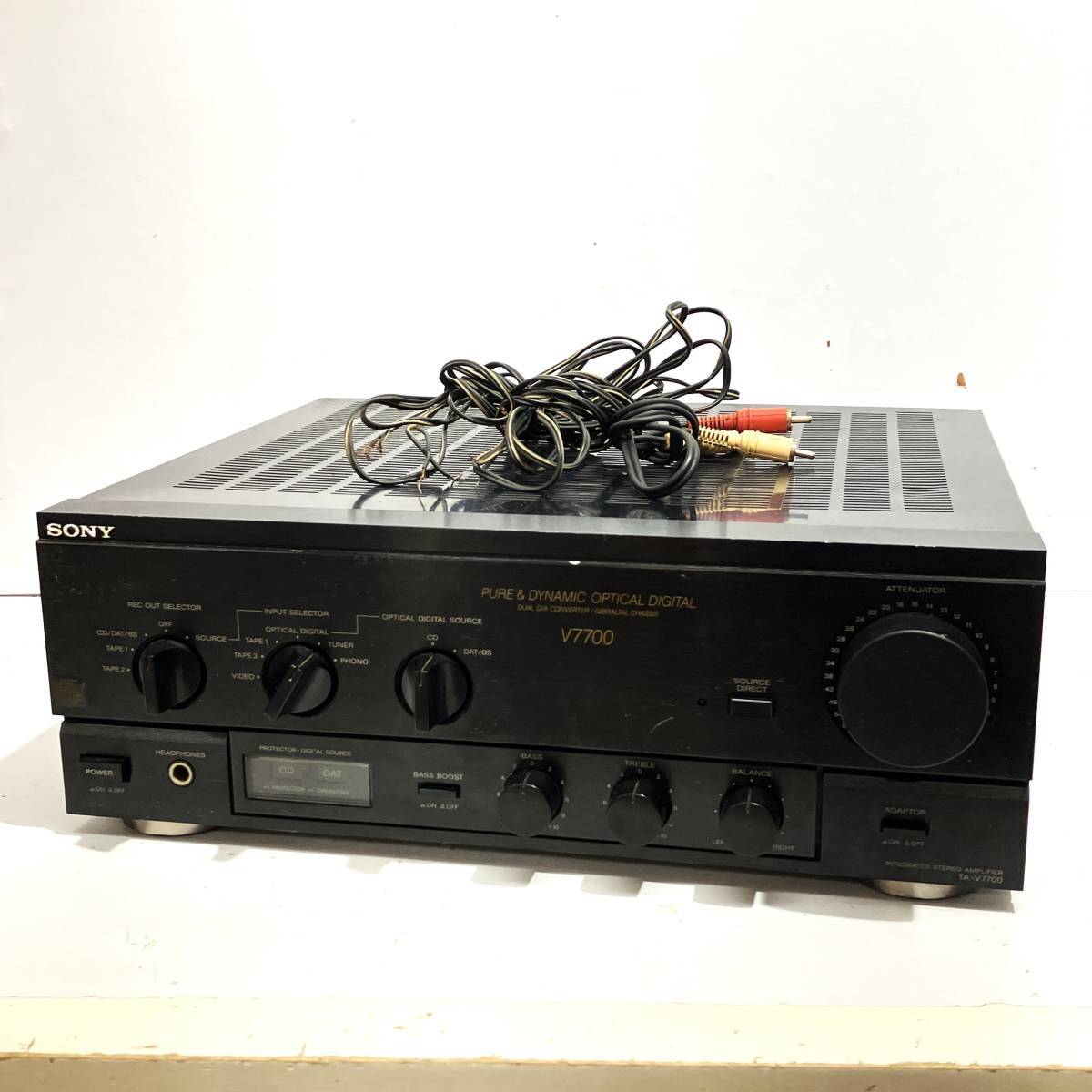 志木 SONY ソニー プリメインアンプ TA-V7700 INTEGRATED STEREO AMPLIFIER 音響機器 検 DAC ...