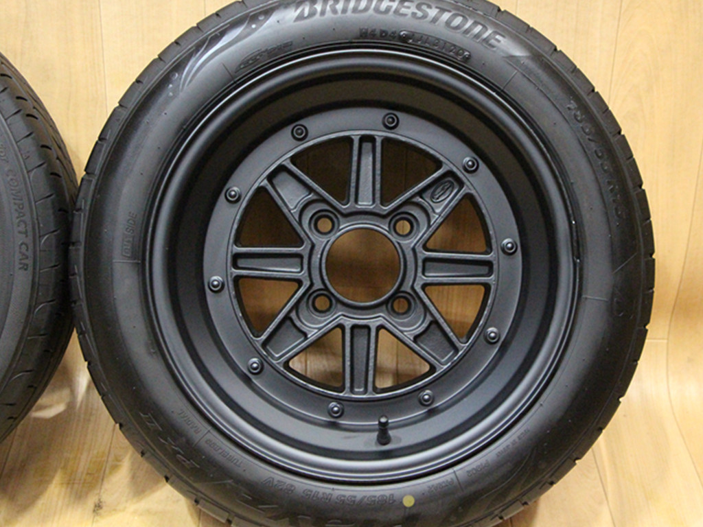 B322 深リム 旧車 SSR スピードスター MK-3 15X7.5J +6 PCD114.3 Bタイプ マークⅢ 3 BS 185/55R15 AE86 ローレル S13 180SX ...