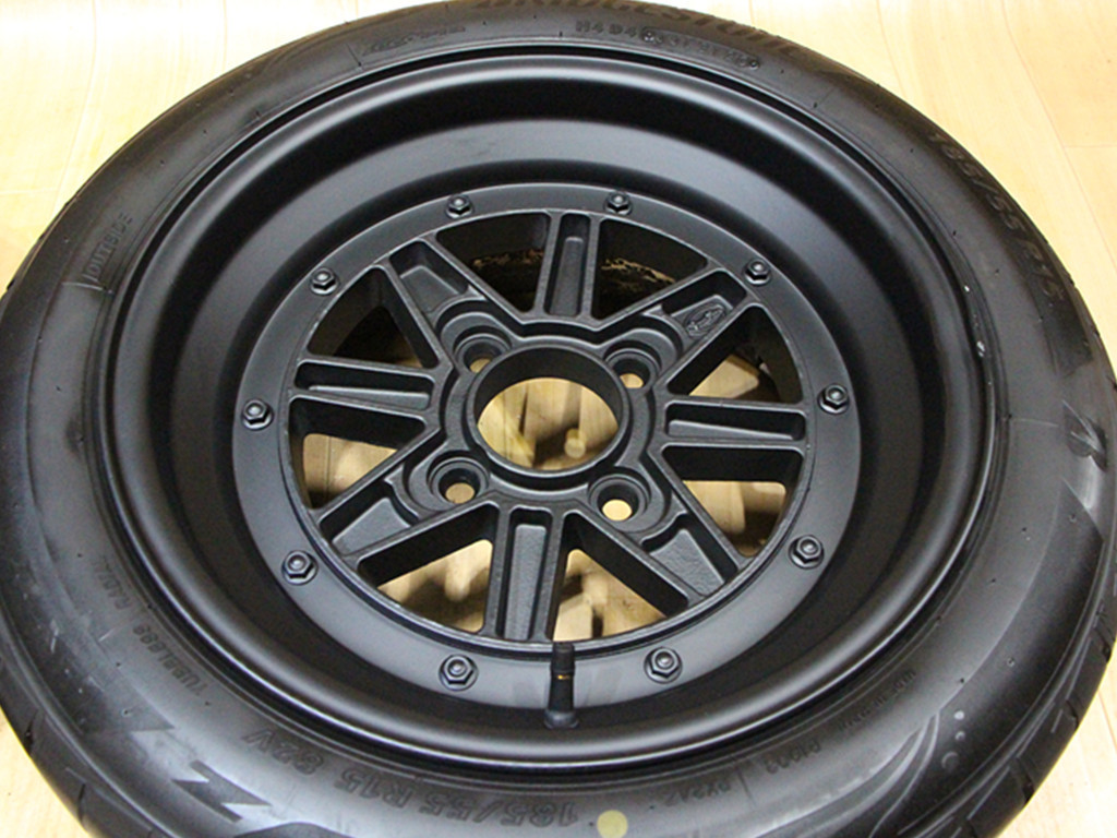 B322 深リム 旧車 SSR スピードスター MK-3 15X7.5J +6 PCD114.3 Bタイプ マークⅢ 3 BS 185/55R15 AE86 ローレル S13 180SX ...