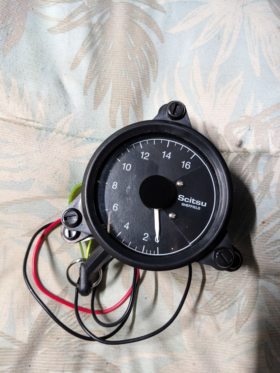 SCITSU スキッツ タコメーター 16 000 単気筒用 クライドラー ドカティ ノートン NS-1 NSR50 S80 CR80 ...