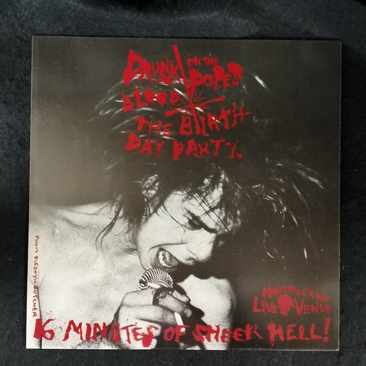 D02 LP レコード BIRTHDAY PARTY /LYDIA LUNCH drunk on the popes blood /agony is the ecstacy JAD 202 ...