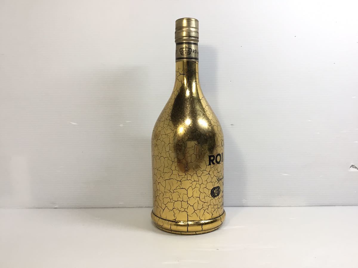 K-2024 ROI des ROIS EXTRA COGNAC ロアデレア コニャック ブランデー 古酒 未開栓 ゴールドボトル 1円 ...