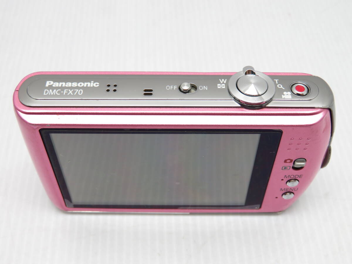 ジャンク品 Panasonic パナソニック DMC-FX70 コンパクトデジタルカメラ デジカメ 3.0型液晶 1410万画素 光学5倍 ...