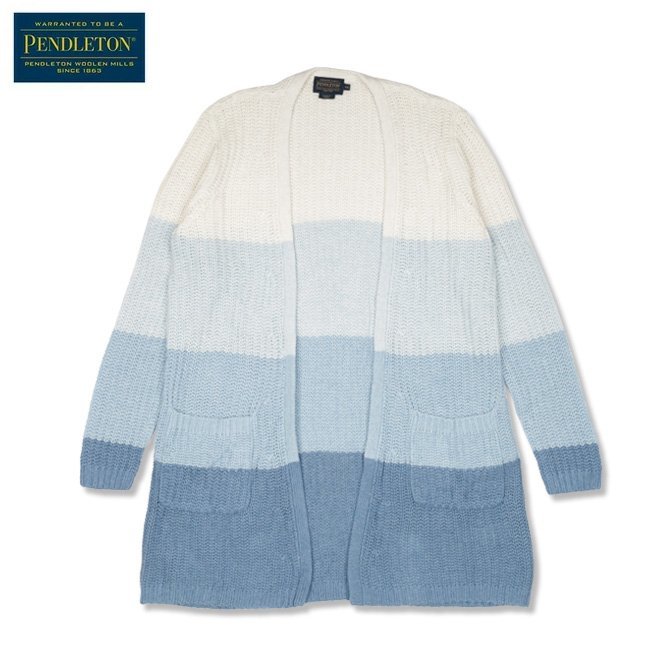 1円SNB/PENDLETON ペンドルトン ロングオンブレ カーディガン TC857-73659/BLUEMULTI/XS S /レディース/アウター/トップス/アウトドア(Sサイズ)｜売買 ...